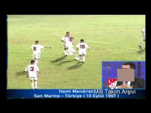 1997 Hami Mandıralı'nın San Marino Türkiye Maçında Attığı Efsane Frikik Golü