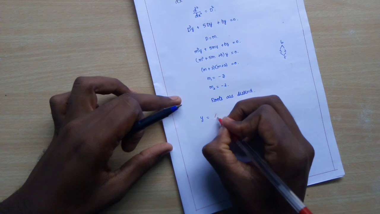 DIFFERENTIAL EQUATIONS, HIGHER ORDER LINEAR DIFFERENTIAL EQUATIONS ...