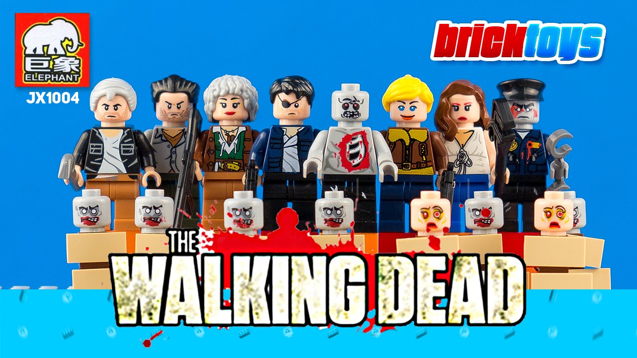 Review Walking Dead, Elephant JX1004, ミニフィグ Walking Dead [Brick Toys ...