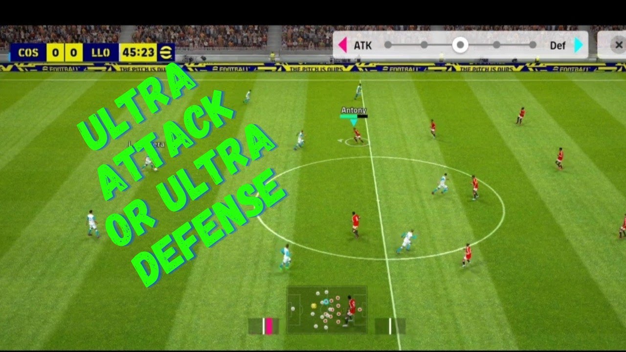 The new Ultra attack/Ultra defense Tactic Explained -Efootball 2023 ...
