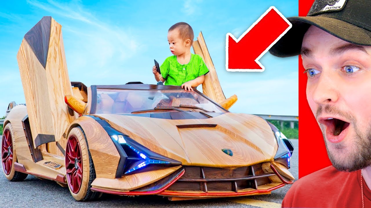 This took *65 DAYS* to BUILD...! (WOODEN CAR) - YouTube