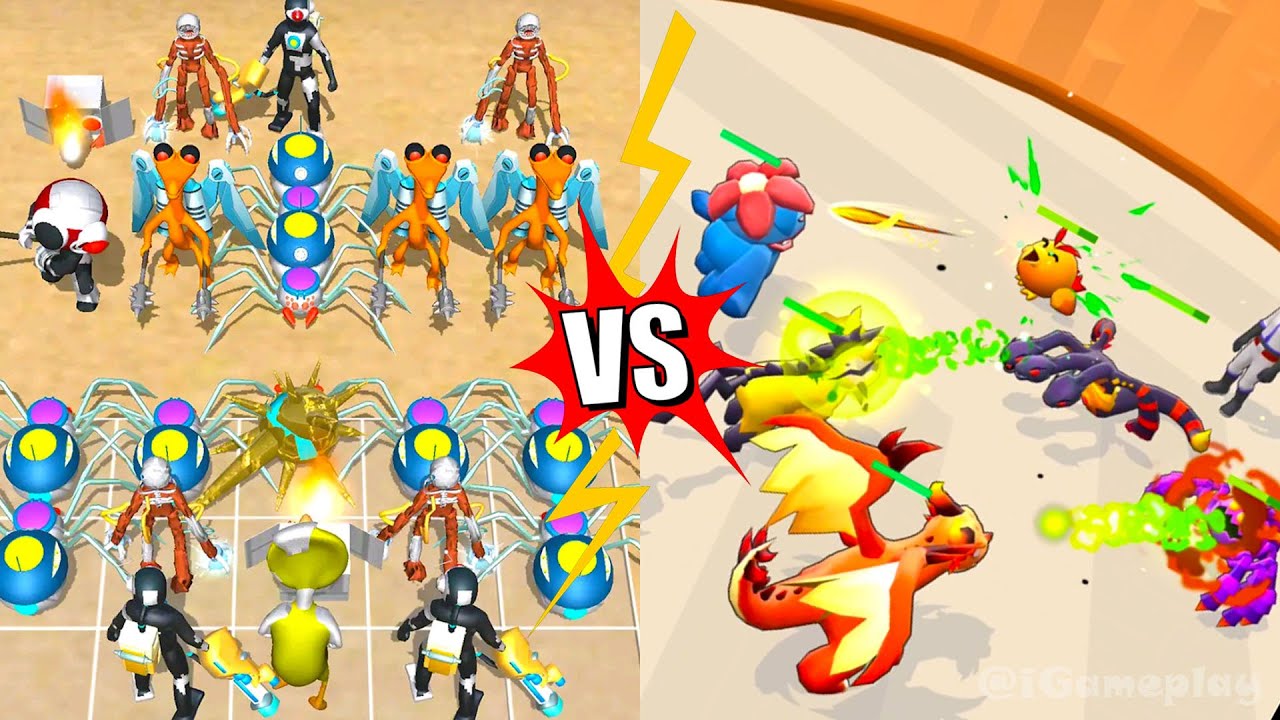 Color Friend vs 100 Door Vs Monster Squad Rush ⭐ Merge Simulator ...