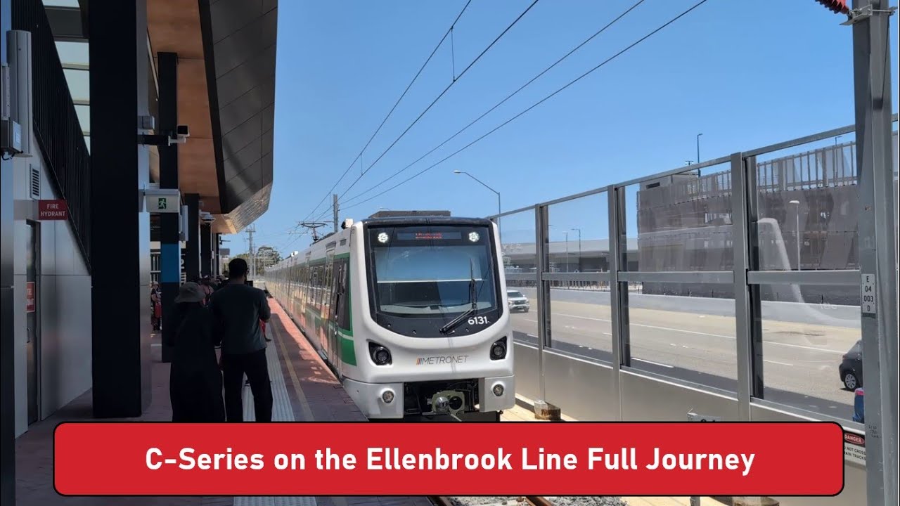C-Series Train Full Journey on the Ellenbrook Line - YouTube