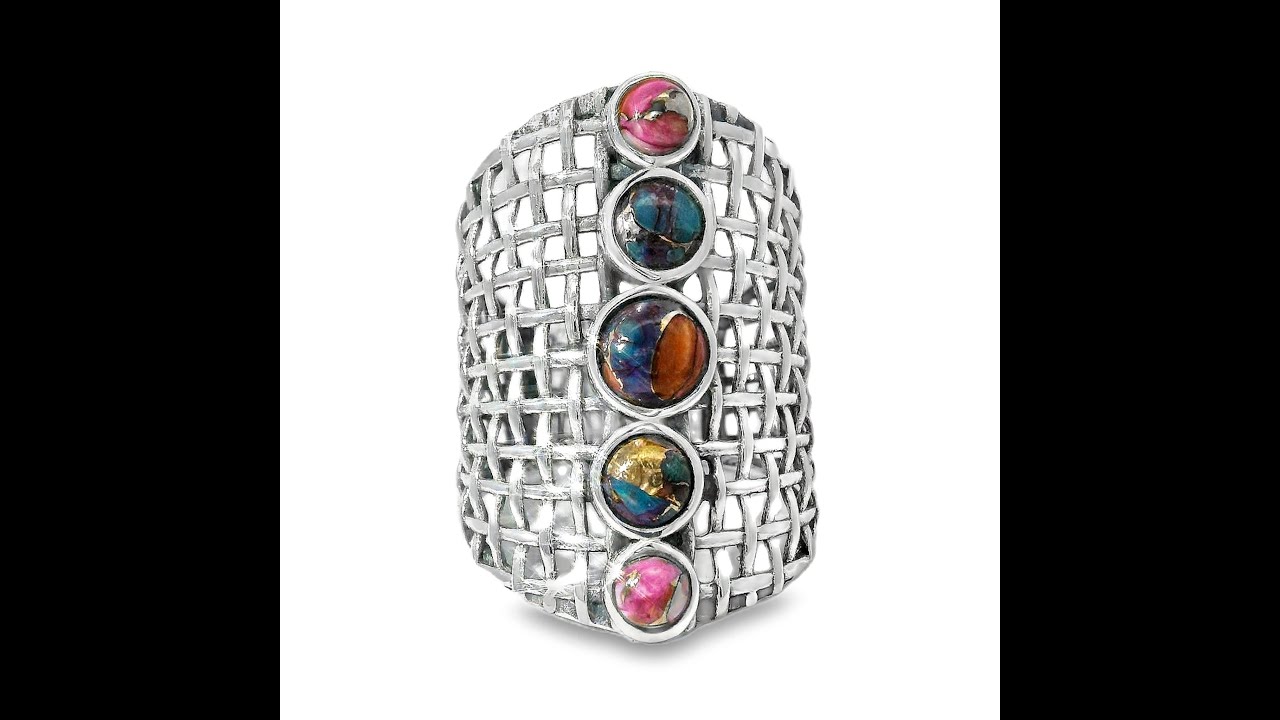 Inel Argint Turquoise Oyster Roz Samira #jewelry #silver # ...