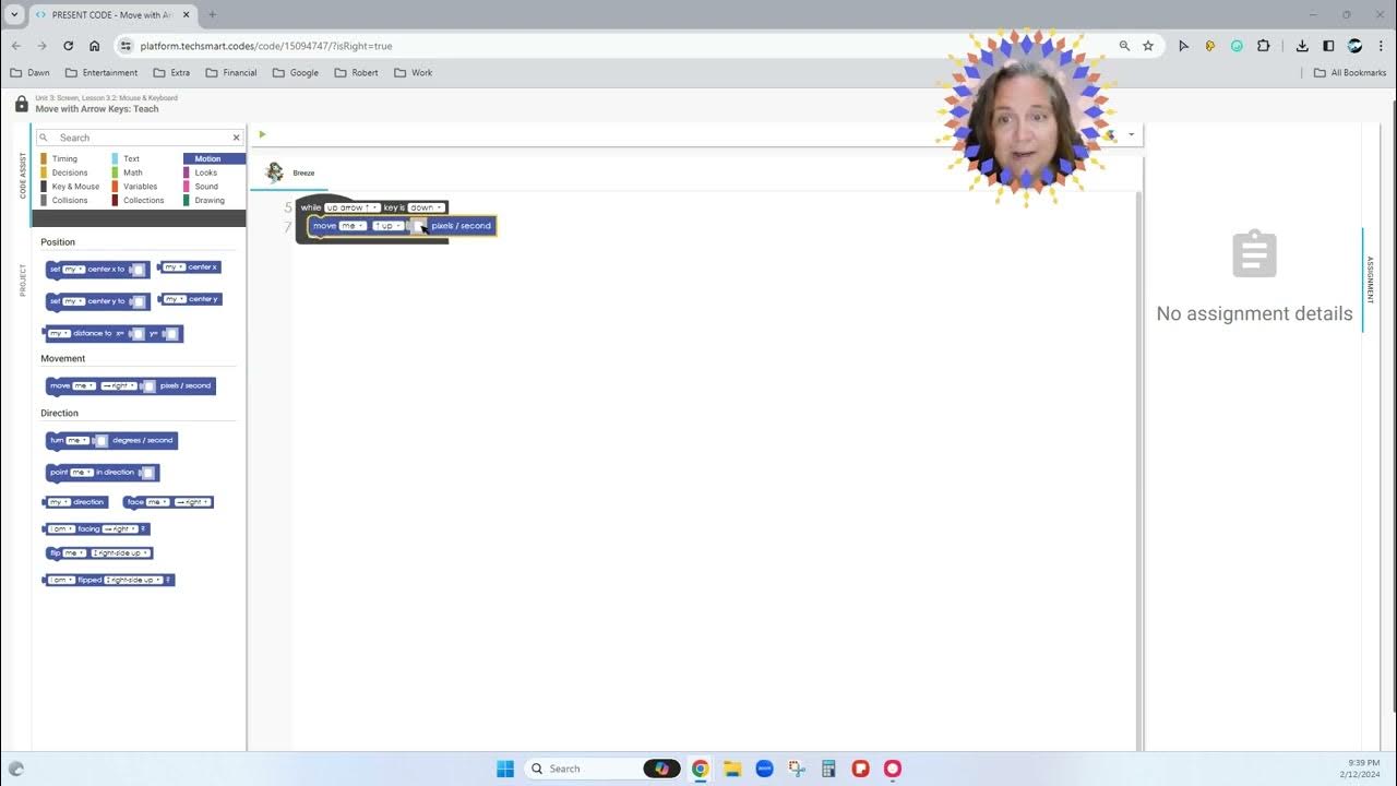 CS20 Move with Arrow Keys - YouTube