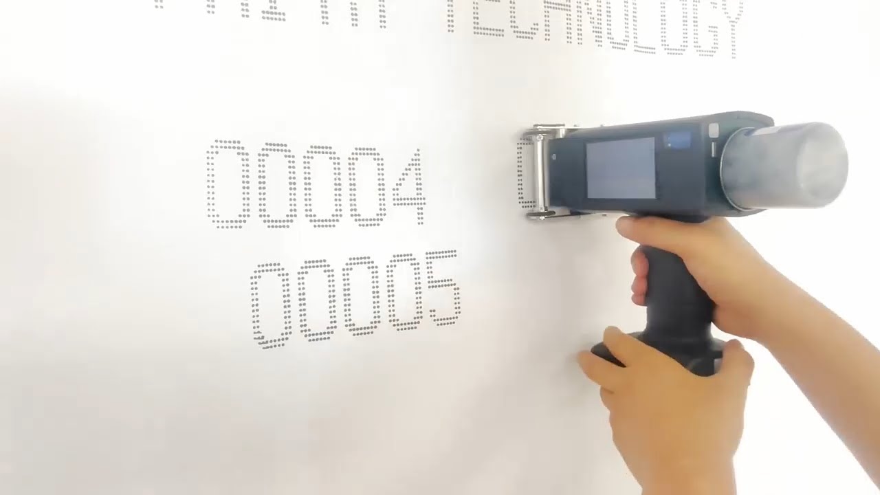 Convenient and convenient handheld large character inkjet printer ...