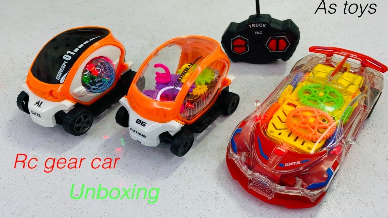 Remote Control Gear Car & Concept Gear Car Unboxing As Toys - YouTube