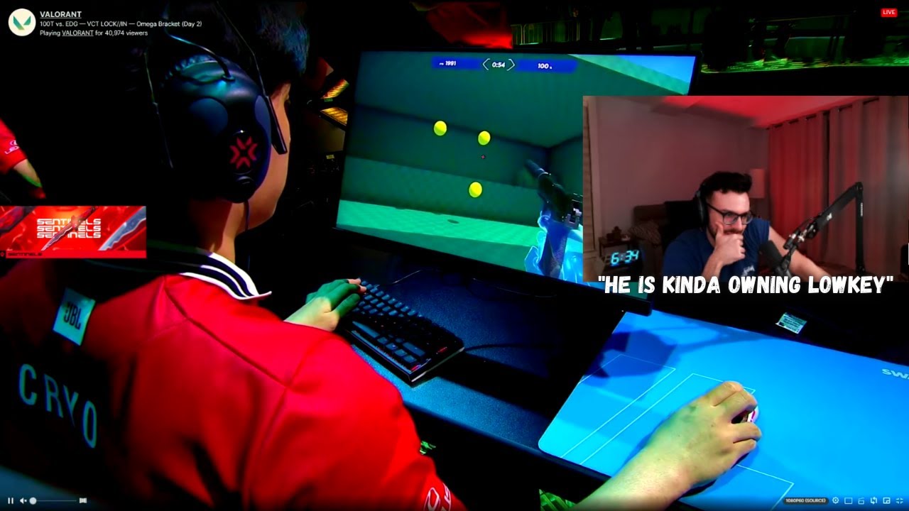 SEN Tarik Reacts To CryoCells Playing Aimlabs With His Mouse INVERTED ...