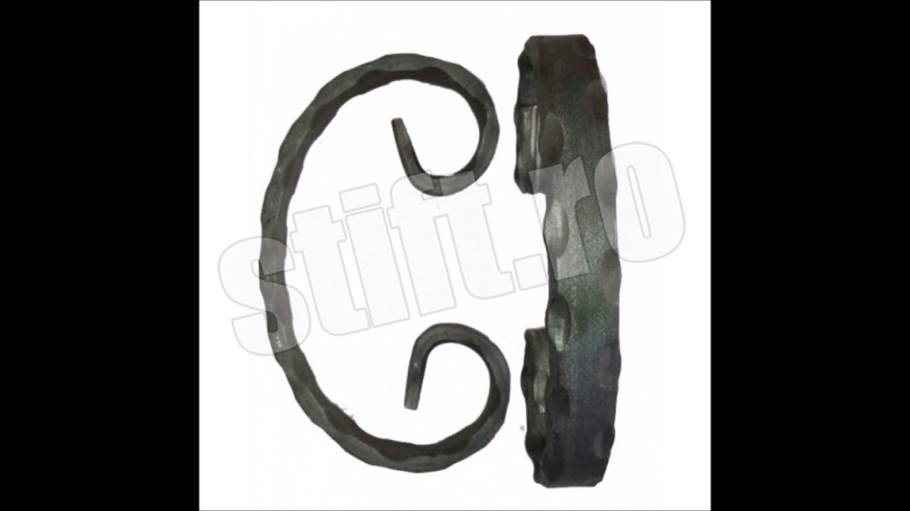 Elemente din Fier Forjat - Stift ro - YouTube