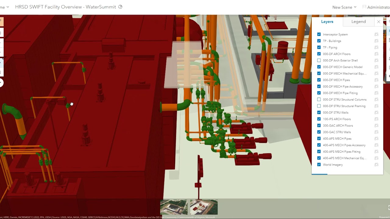 HRSD SWIFT Research Center BIM Digital Twin - YouTube