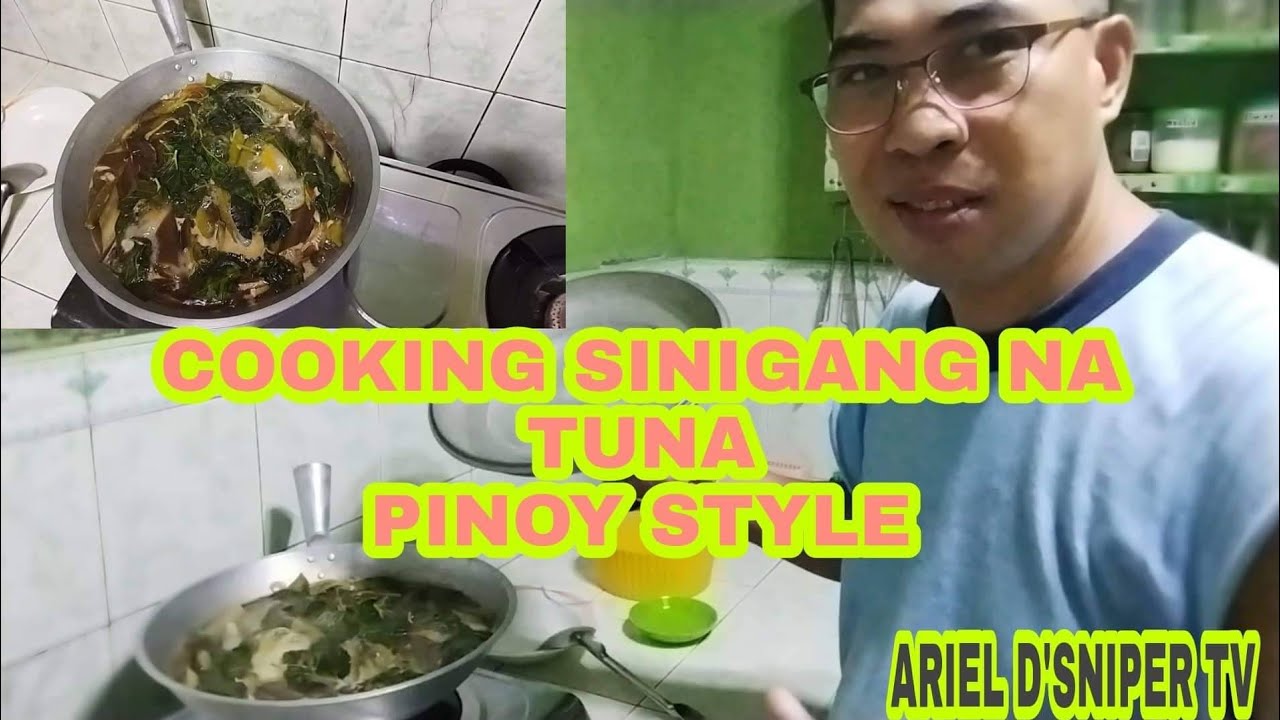 Cooking Sinigang na Tuna Pinoy Style - YouTube