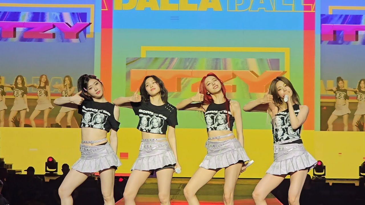 [4K] ITZY - Chillin' Chillin' + DALLA DALLA @ Born To Be World Tour ...
