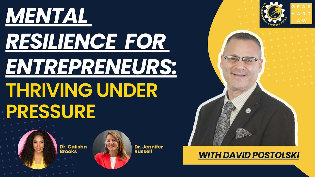Mental Resilience for Entrepreneurs: Thriving Under Pressure - YouTube