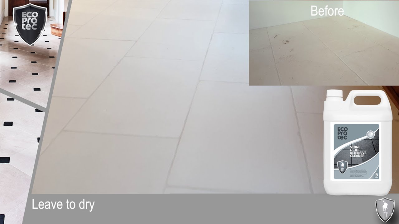 ECOPROTEC - Stone & Tile Intensive Cleaner - YouTube