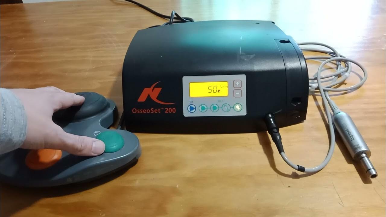 dental console, W&H ImplantMed, Osseoset 200, W&H Si-915, Si-923 - YouTube