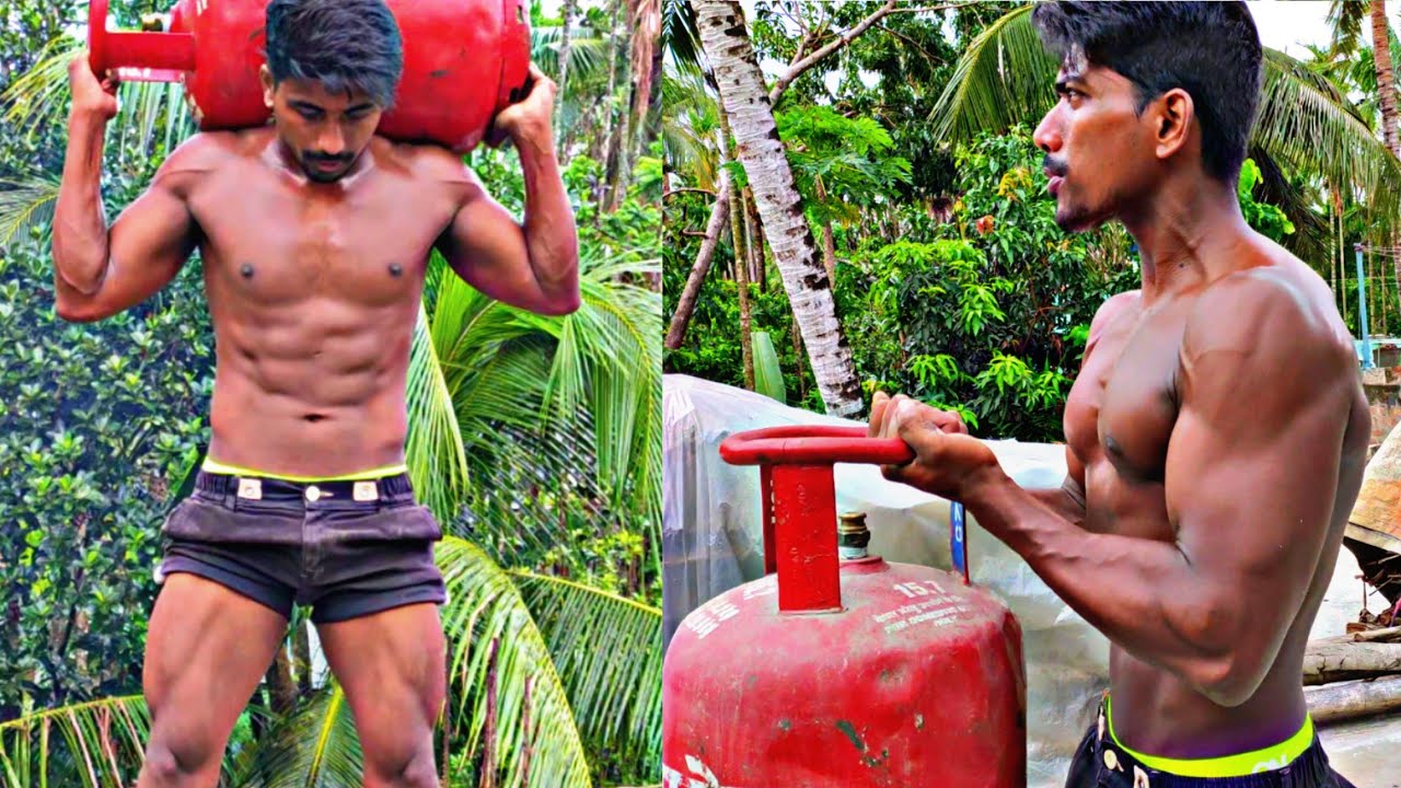 Full Body Workout With A Gas Cylinder || STRONG MIND 🇮🇳 - YouTube