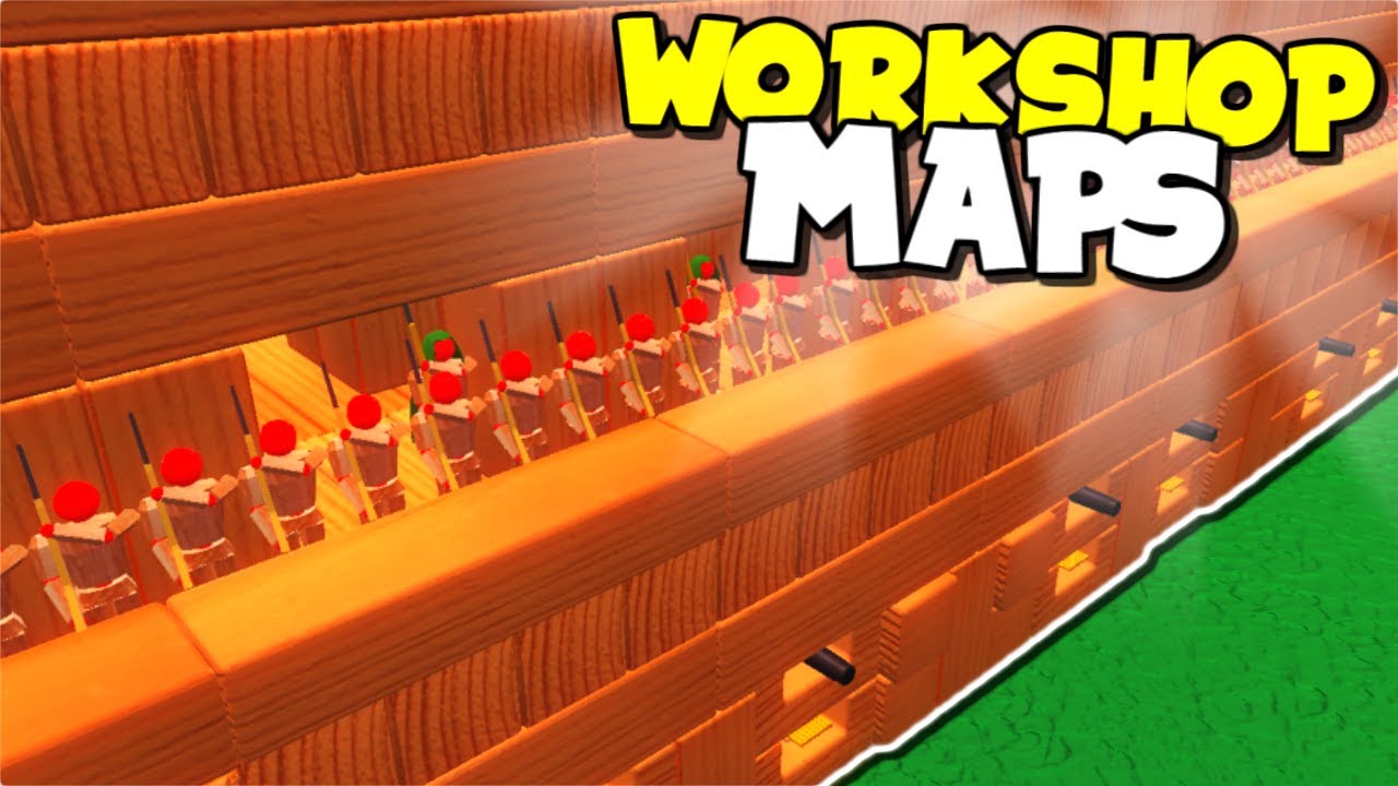 MASSIVE IMPENETRABLE FORTRESS!!! | Wooden Battles Workshop Maps! - YouTube
