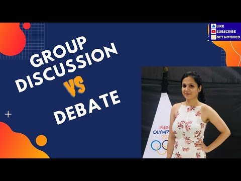 Difference Between Group Discussion and Debate (GD vs Debate) || हिंदी ...