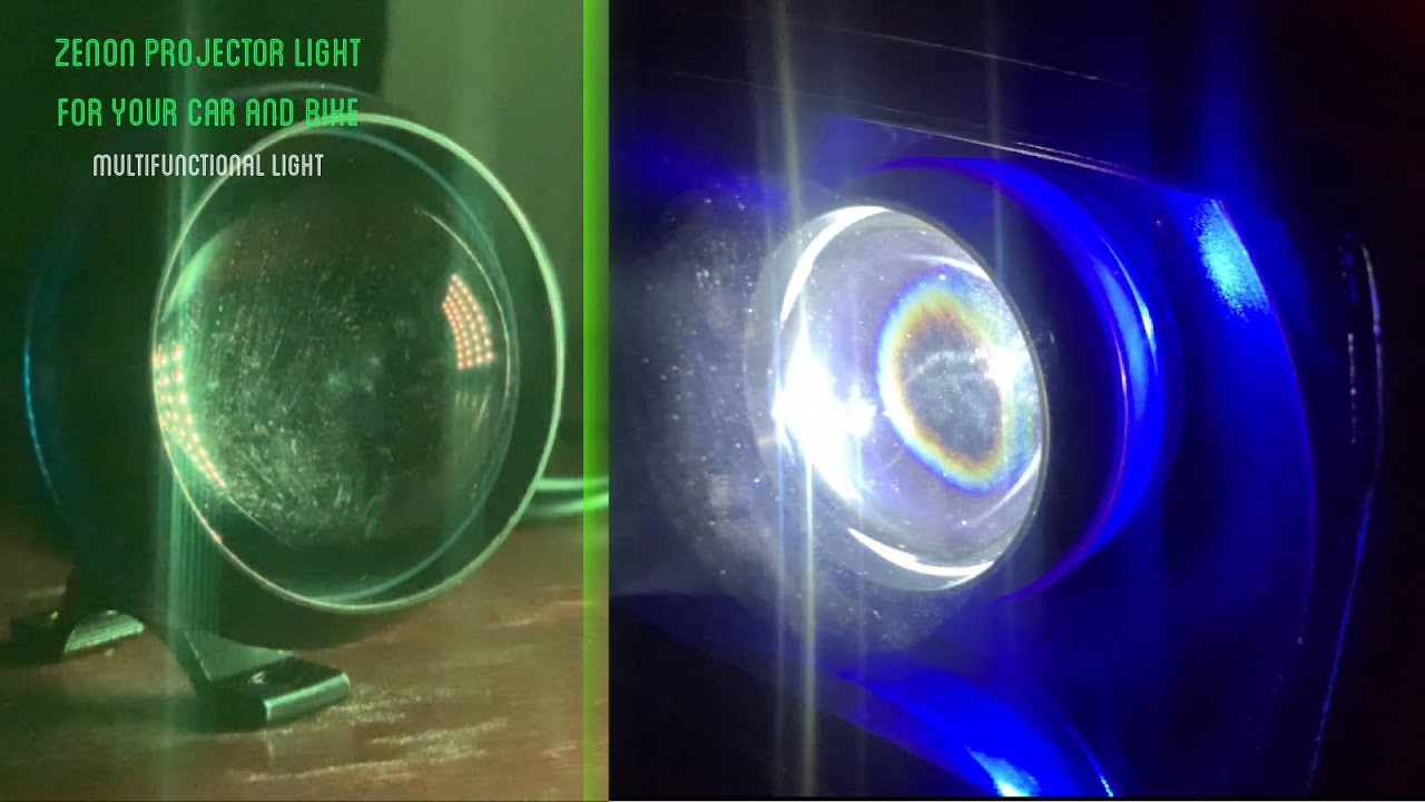 Zenon Led Projector Light for your car Headlights and bikes also guide ...