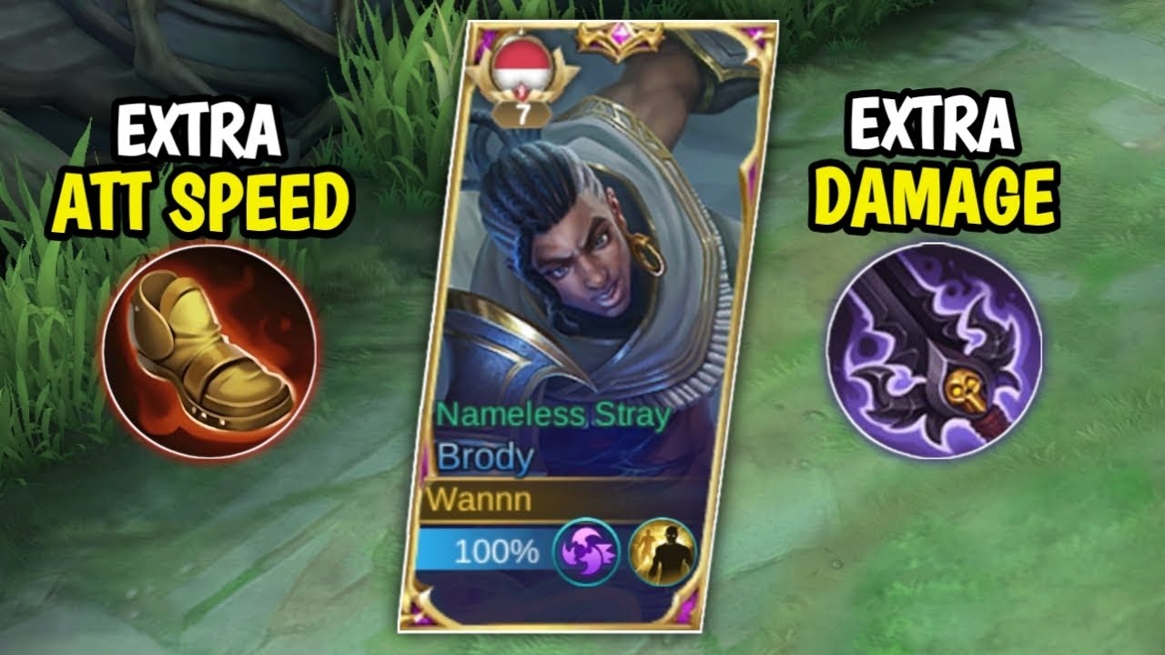 BRODY BUILD TERBARU 2023! ATTACK SPEED CEPET DAMAGE SAKIT!! BRODY BEST ...