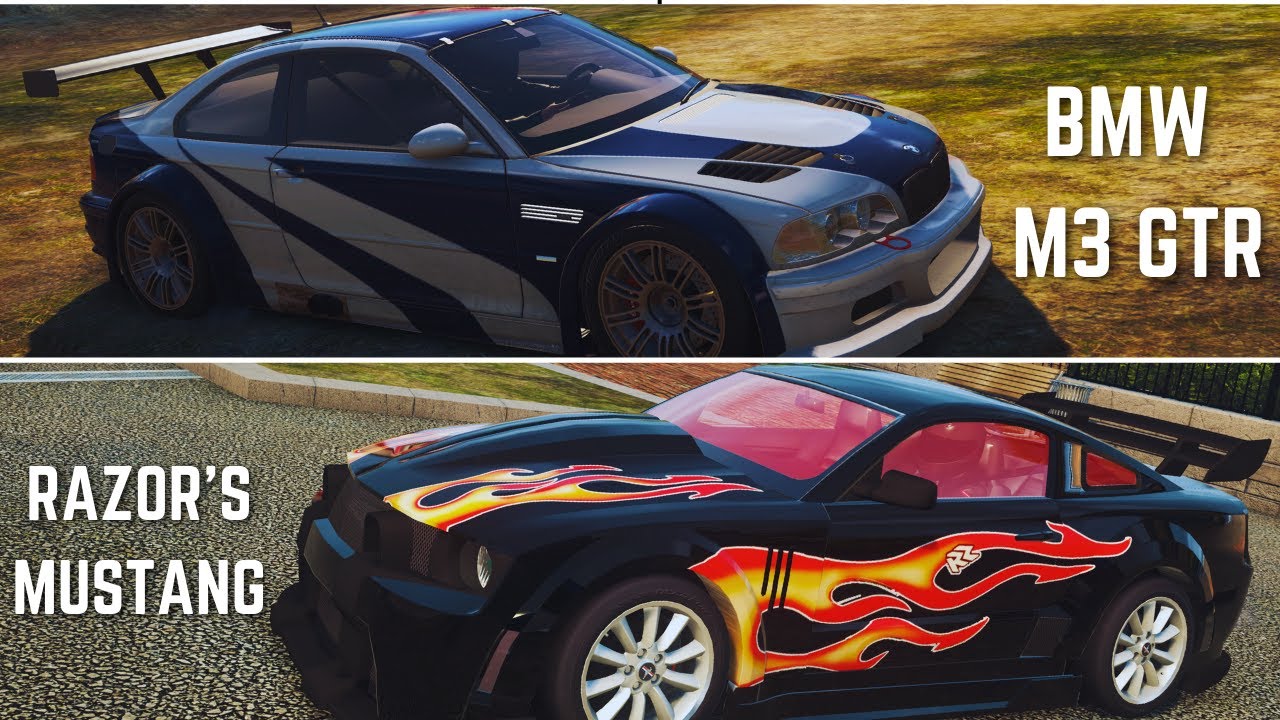Epic Showdown: BMW M3 GTR vs. Razor's Mustang GT - YouTube