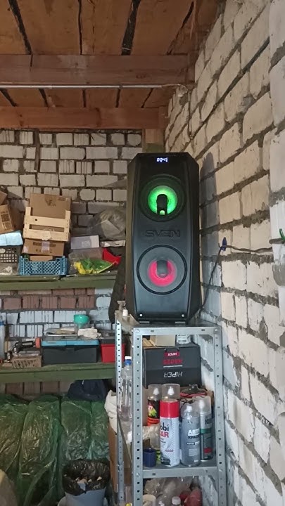 Мощная Колонка Sven Ps-740 (100 Вт) - Trance тест. - YouTube