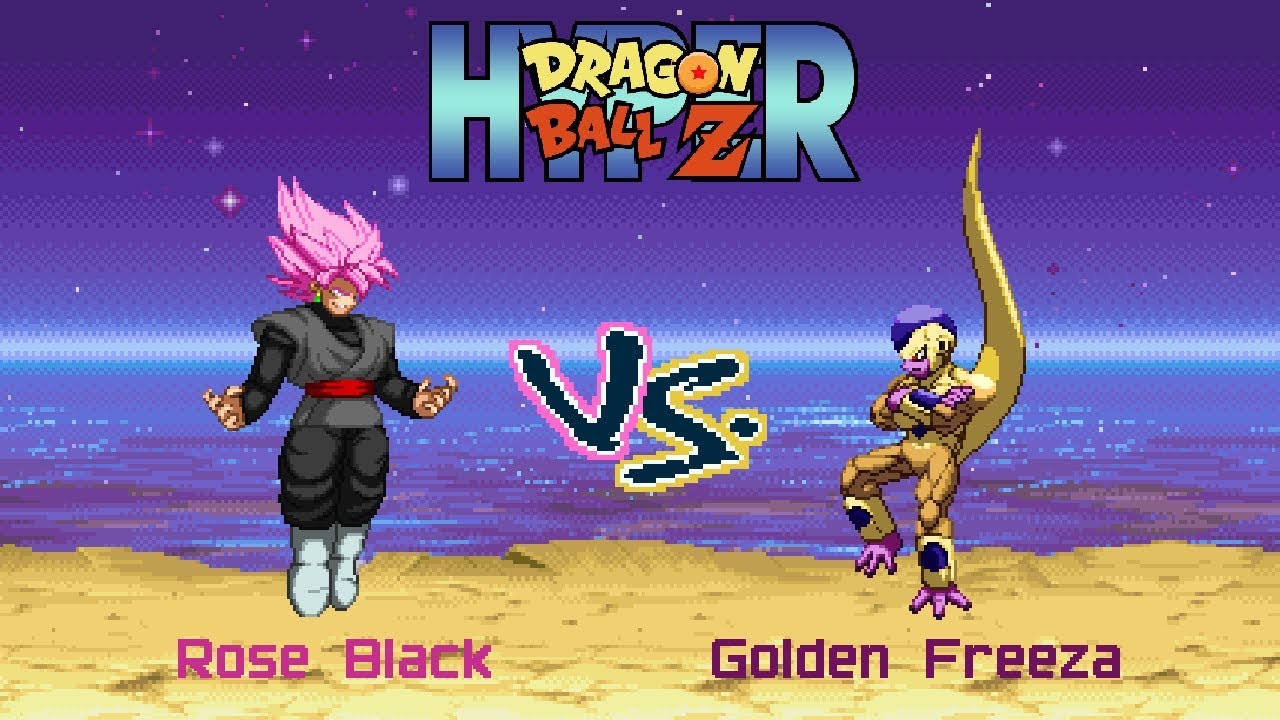 Rose Black (Z2i)(Me) VS Golden Freeza (Boss) [Hyper DBZ Mods] - YouTube
