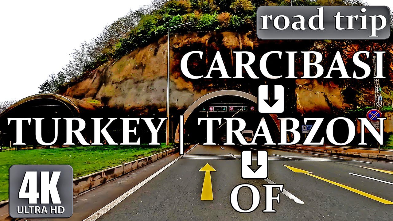 Traveling by car in Turkey 🇹🇷 | 4K - HDR 60 fps | Drive from Carcibasi ...