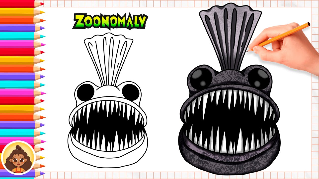 How to Draw Monster Fish | from Zoonomaly - YouTube