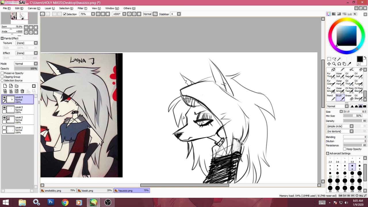 drawing a loona - YouTube