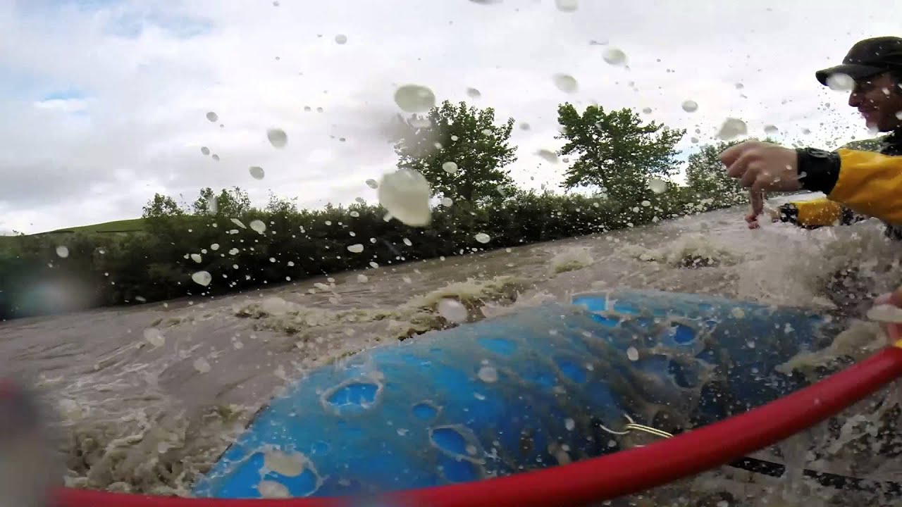 Rafting the St Marys River in a Flood, June 2014 - YouTube
