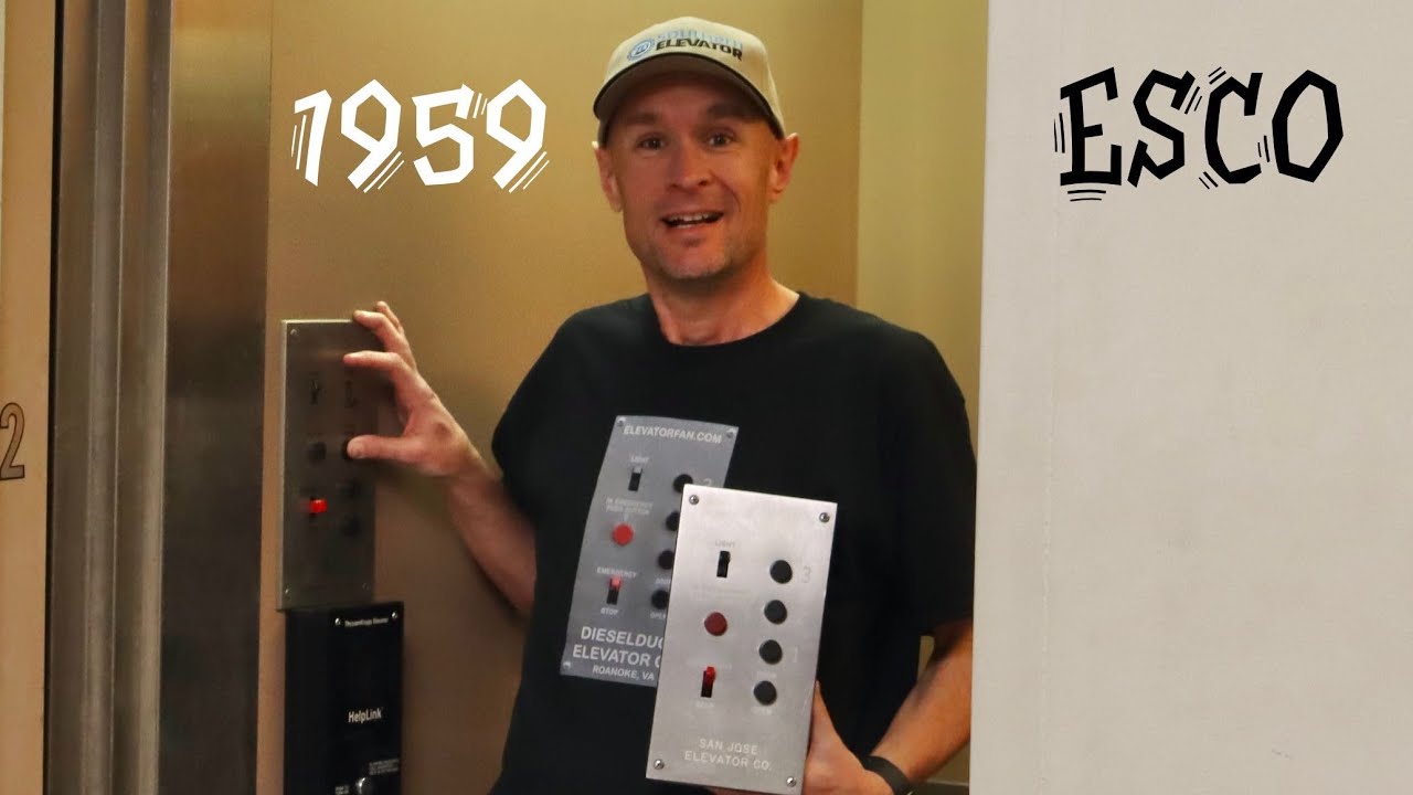 Epic 1959 ESCO Hydraulic Elevator at the Anderson-Schaefer Building in ...