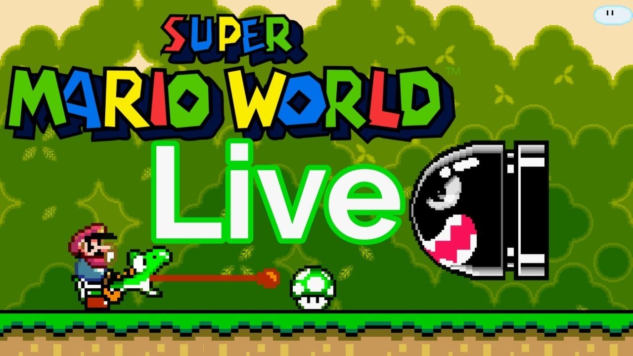 🔴Jogando Super Mario World - Live Snes/Wii - YouTube
