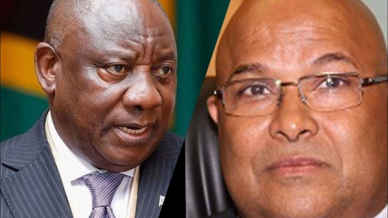 Arthur Fraser Is paid to bring Cyril Ramaphosa down. This shocking ...