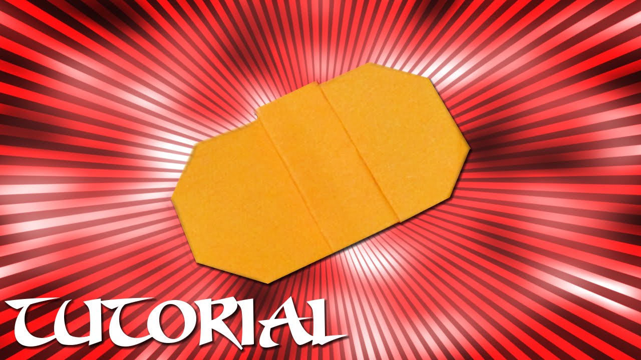 Origami Band Aid Tutorial - YouTube