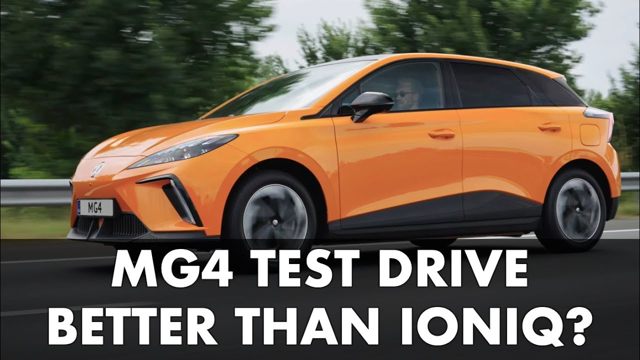 MG4 test drive, is it better than our Ioniq EV? - YouTube
