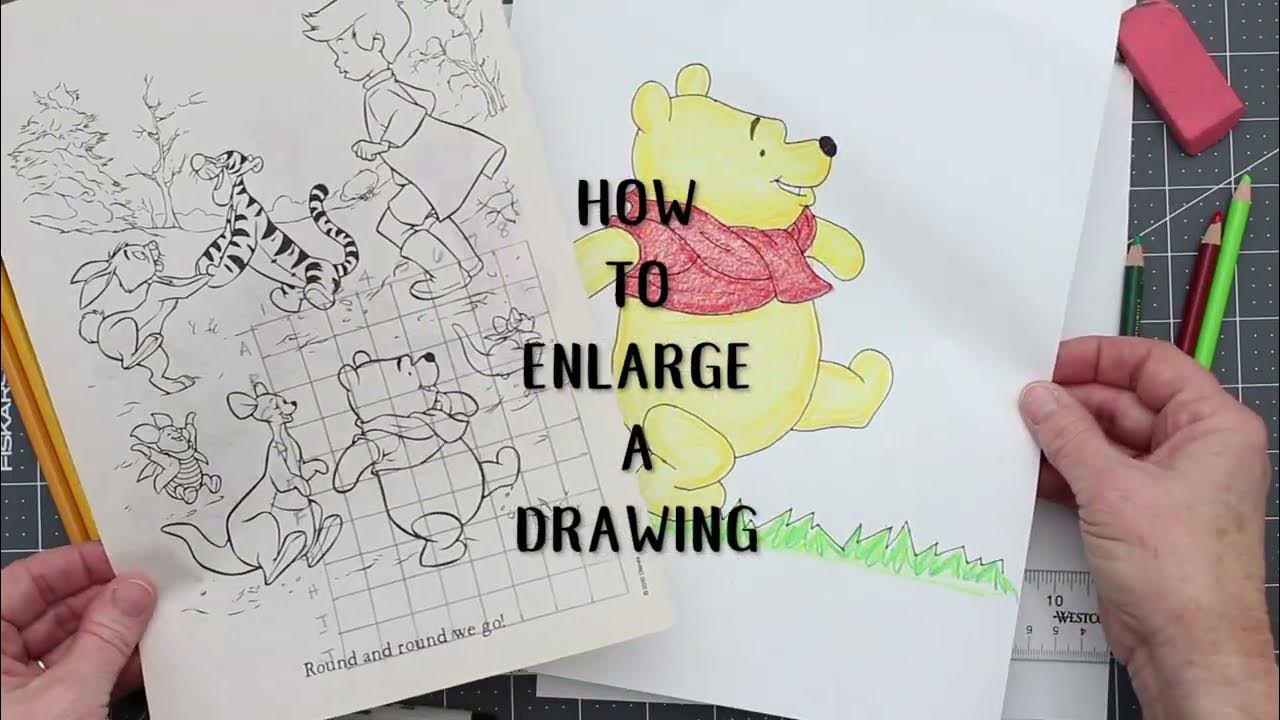 How to Enlarge a Drawing to Scale With a Grid Full Length Tutorial ...