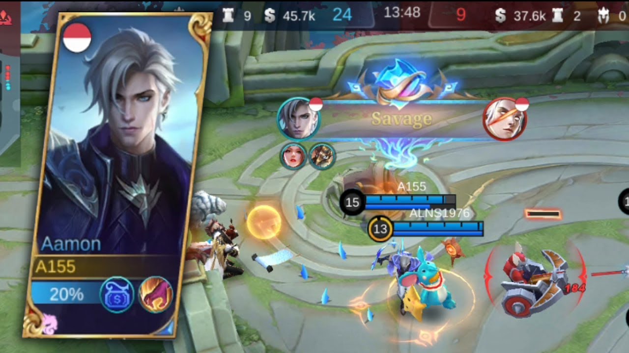 Aamon Gameplay SAVAGE build item ultimate - YouTube