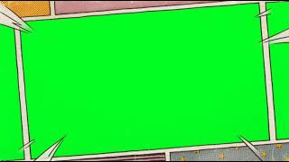 Cartoon Frame | Green Screen | Doovi
