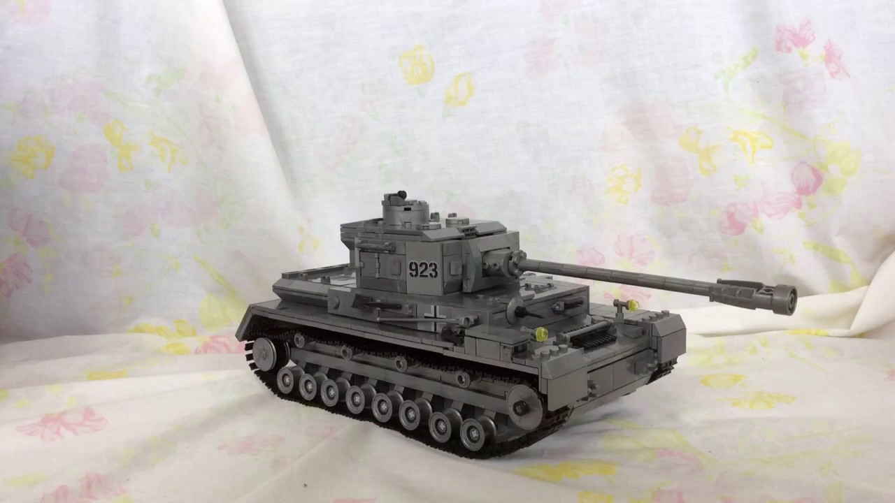 Kazi lego panzer 4 tank drop test - YouTube