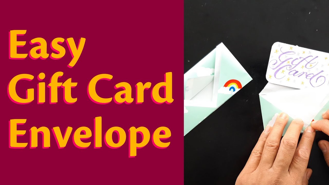 Easy to Make Origami Gift Card Envelope - YouTube