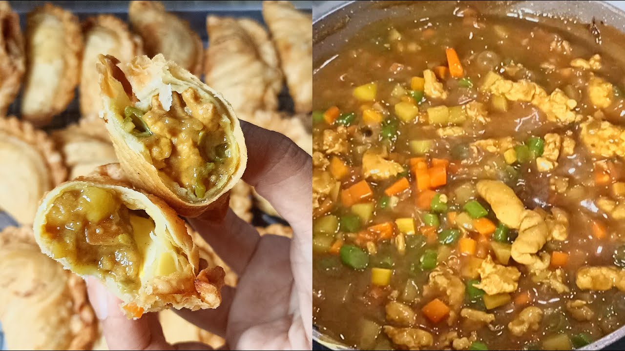 curry puff pusing || pastel ayam kare | renyah tahan lama - YouTube