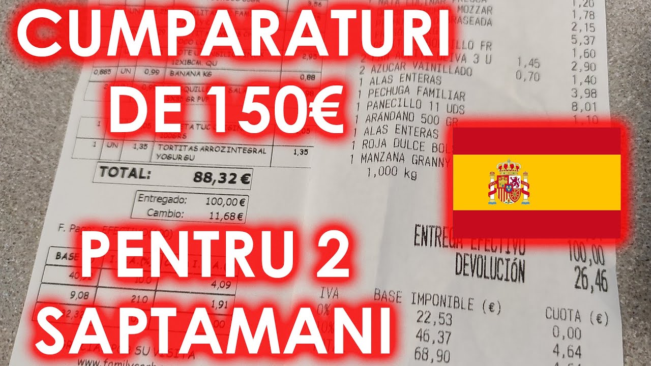 Cumparaturi in Spania [Cumparaturi Alimentare in Spania] Preturi la ...