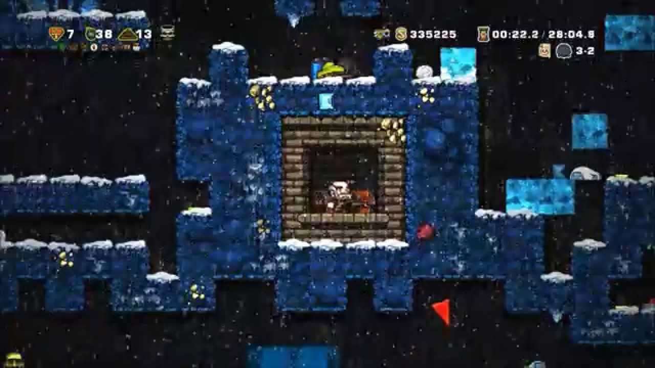 Spelunky Daily Challenge 7-7-14 | Dem Ghosts! - YouTube
