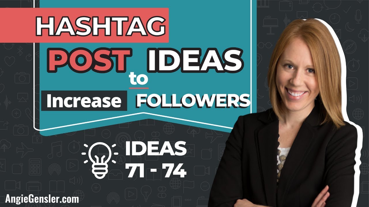 Hashtag Post Ideas to Increase Followers on Social Media [Ideas 71 - 74 ...