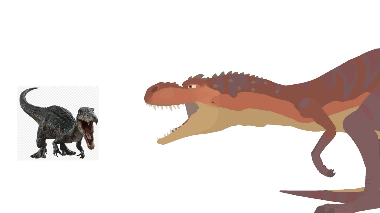 Momma dino vs baryonyx 2018 jwfk and ice age - YouTube