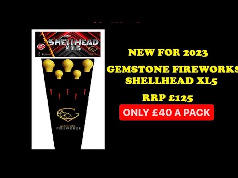 GEMSTONE FIREWORKS SHELLHEAD XL5 1.3G ROCKET PACK - AT MIDDLETON ...