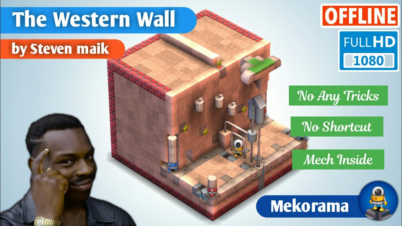 The Western Wall : by Steven Maik || Mekorama Scan Card Gameplay - YouTube
