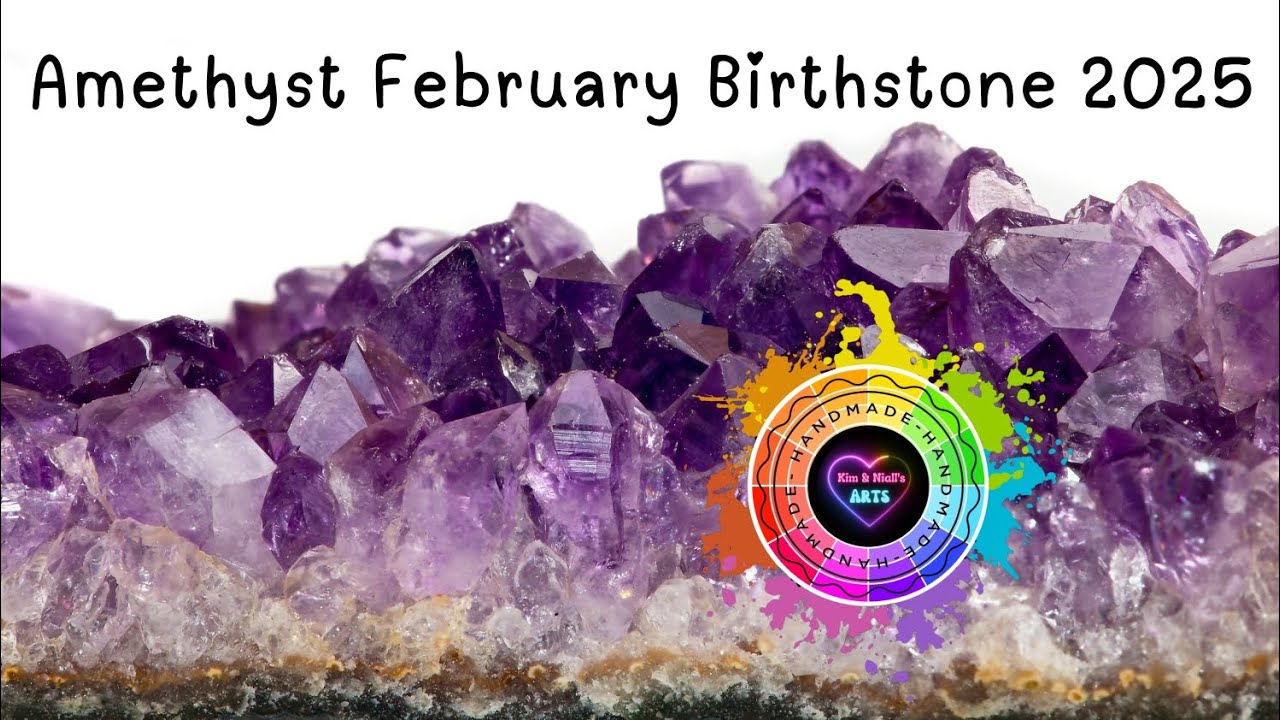 62. Amethyst Is February's Birthstone, A Purple Quartz Crystal 🔮 💜 ...