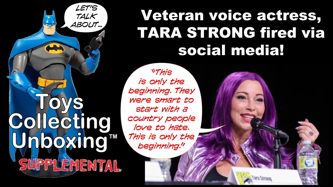 VETERAN Voice Actor Tara Strong fired via Social Media - YouTube
